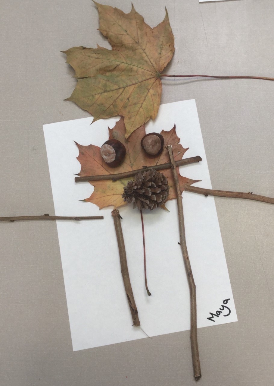 Rowan Class | Beautiful 'Leaf Man' Art - Grange Primary School