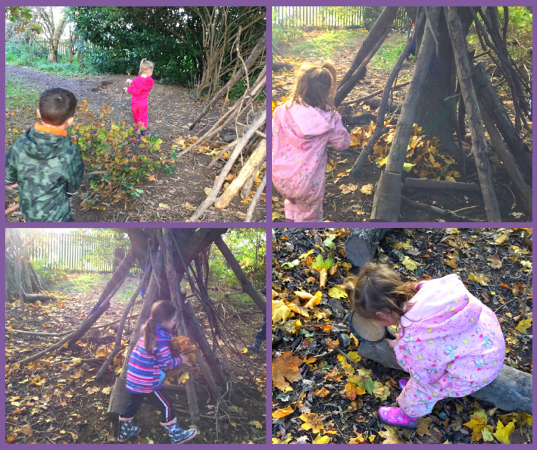 Rowan Class | Forest School group bonfire activity - Grange Primary School